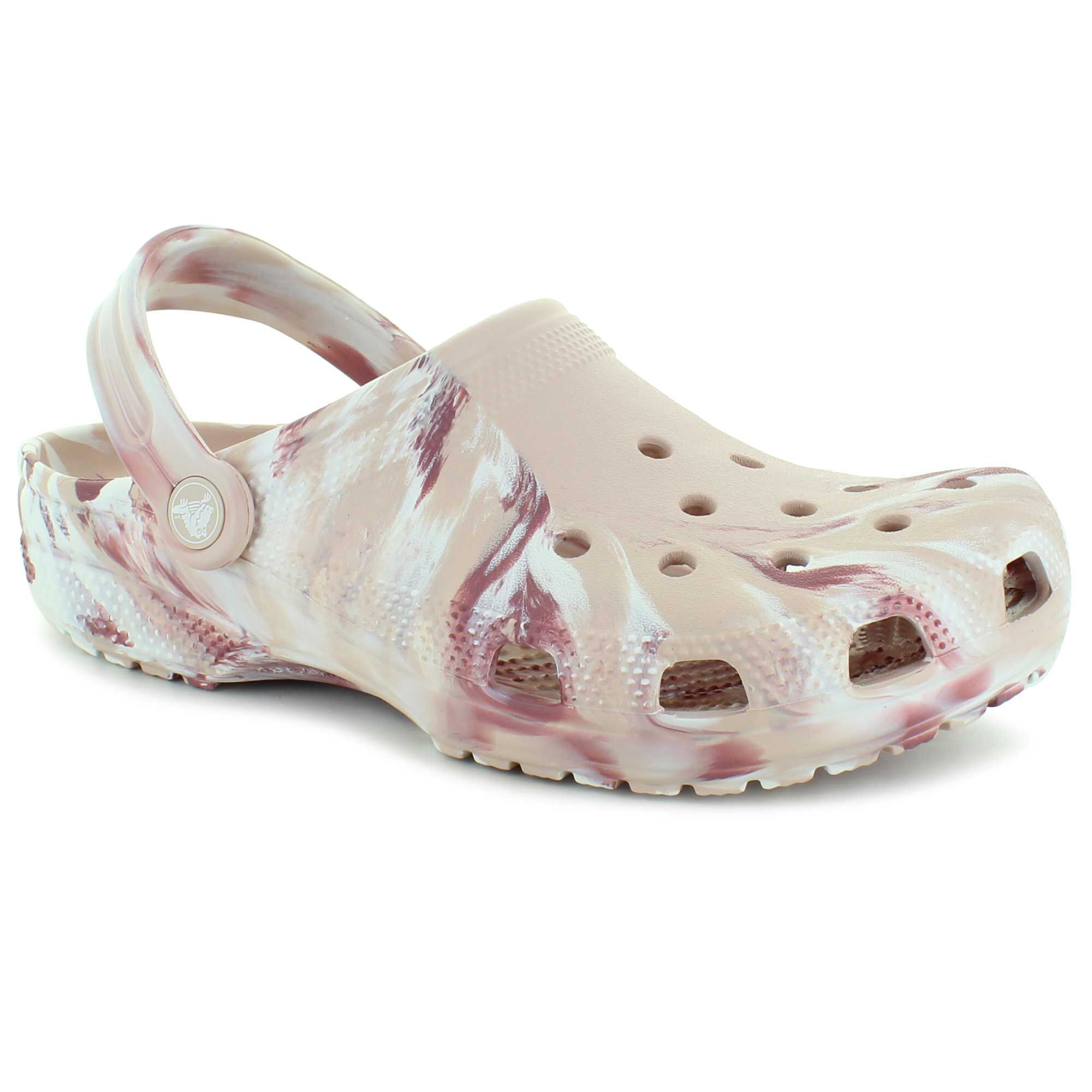 crocs clog marble