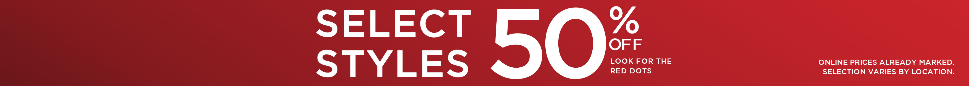 Red Dot Sale | Shop Now at SHOE DEPT. ENCORE