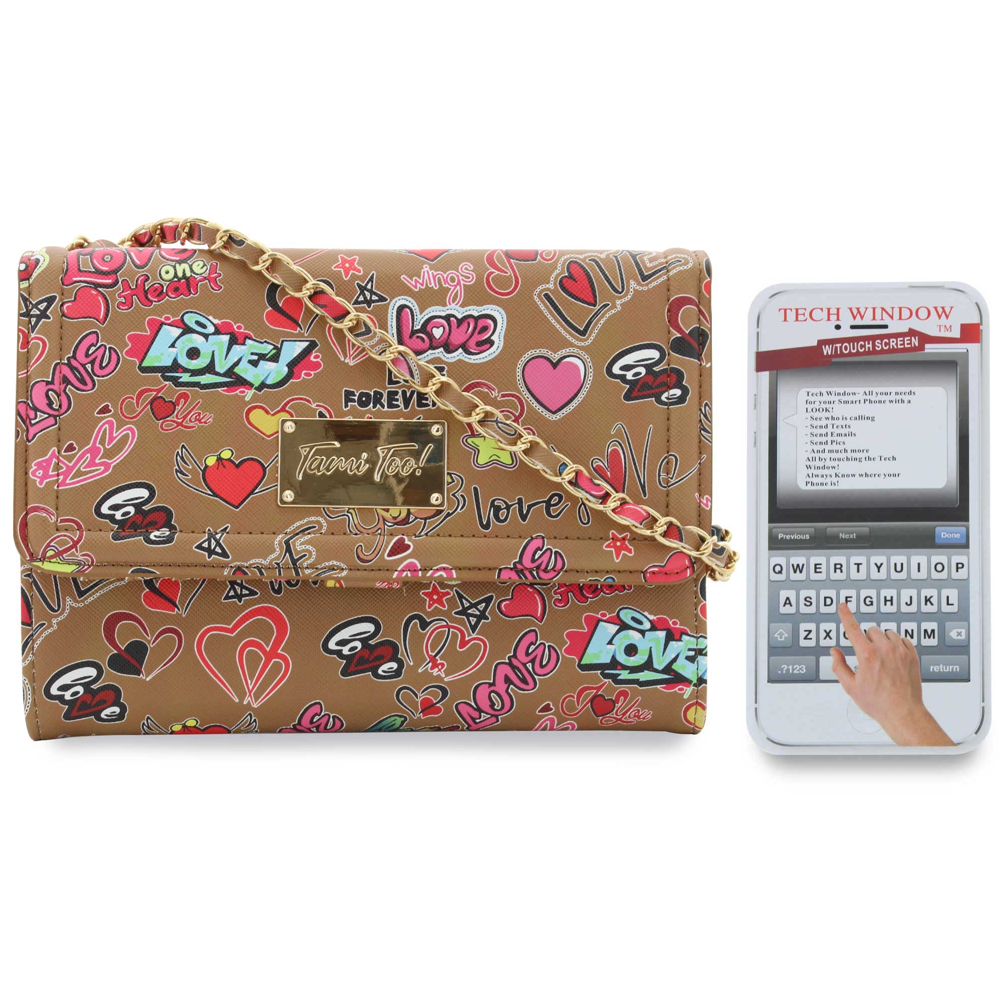 SHOE DEPT. ENCORE Tami Too Graffiti Wallet-On-A-String at Hamilton ...